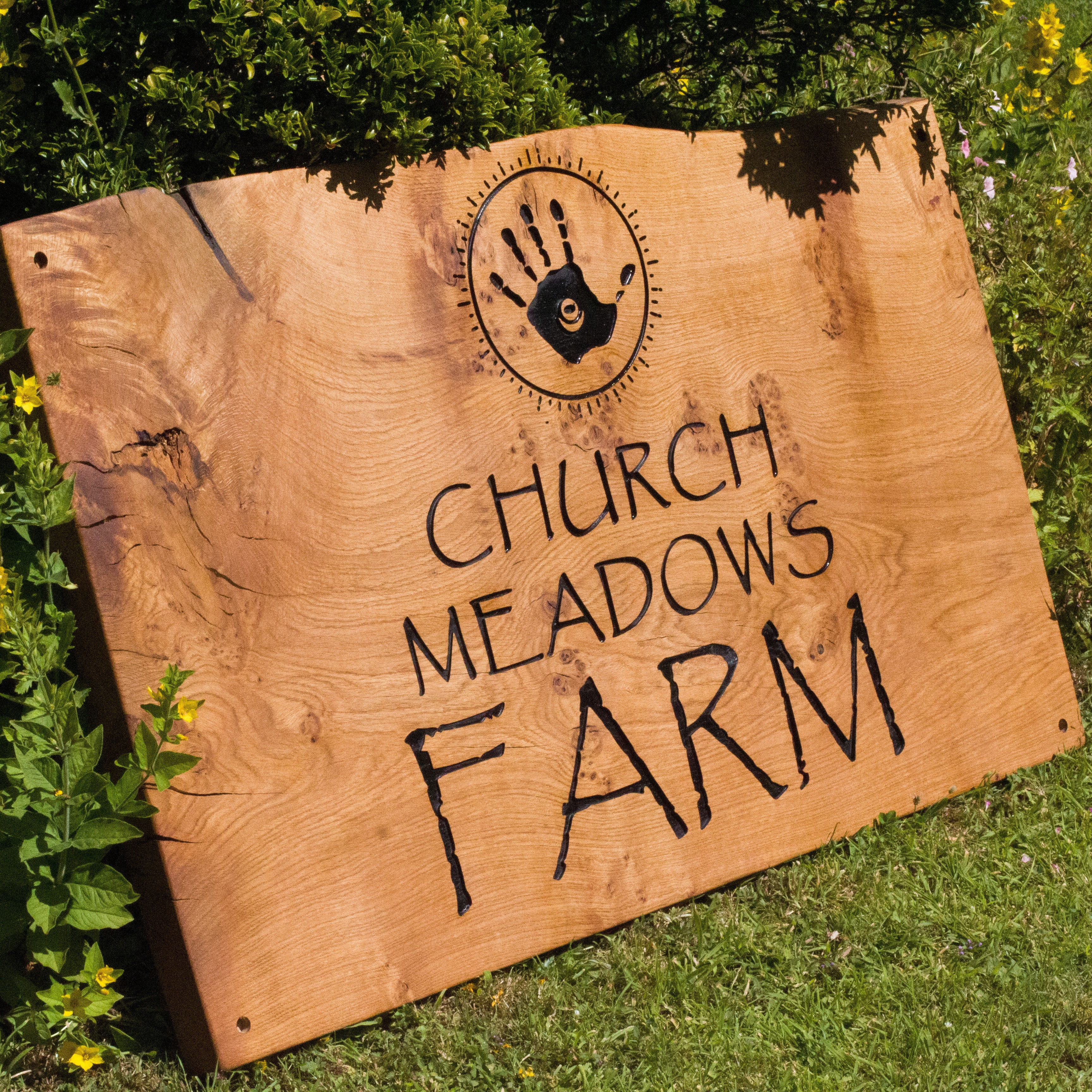 Logo Signs | Custom Engraved Wooden Signs | Grain Designs