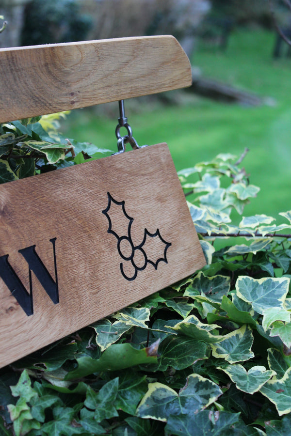 Wall Mounted Swinging Sign | Grain Designs