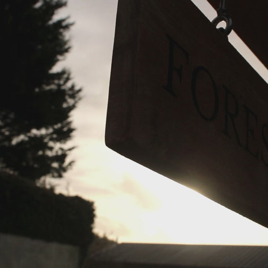 Outdoor Engraved Swinging Sign | Grain Designs