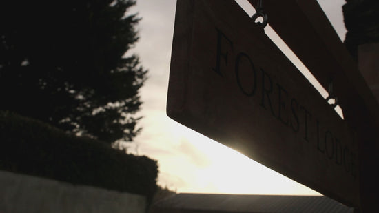 Outdoor Engraved Swinging Sign | Grain Designs