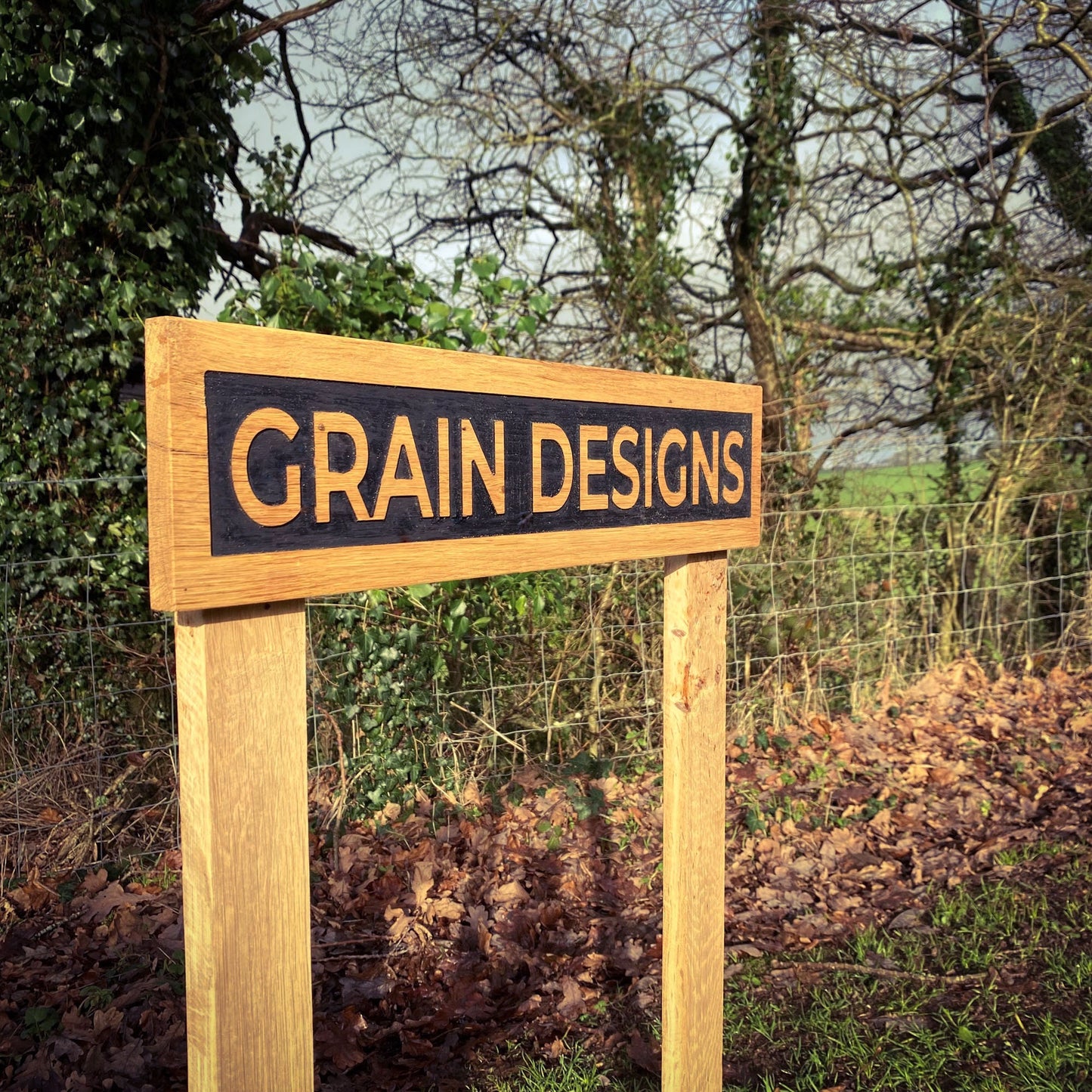 Eye-Catching and Personalised Wooden House Sign | Grain Designs