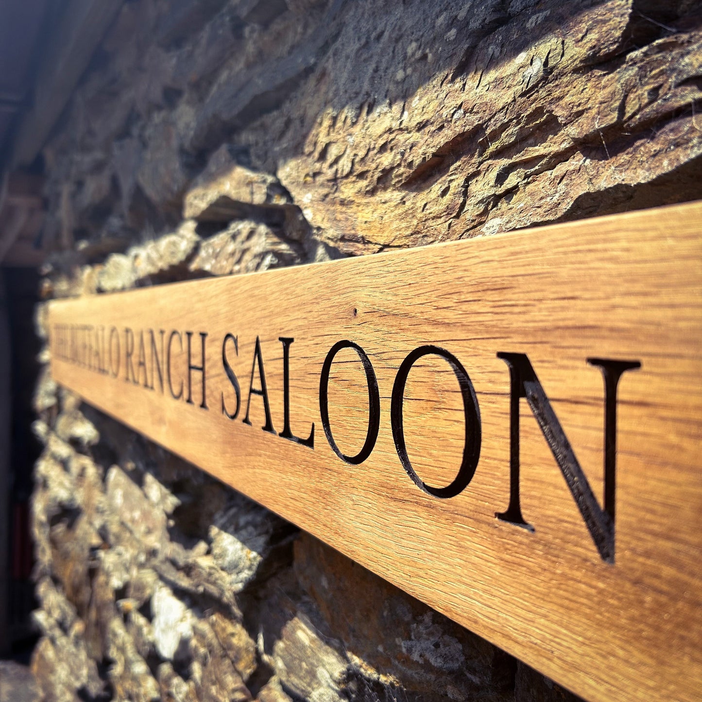 Customisable Engraved Wooden House Plaque | Grain Designs